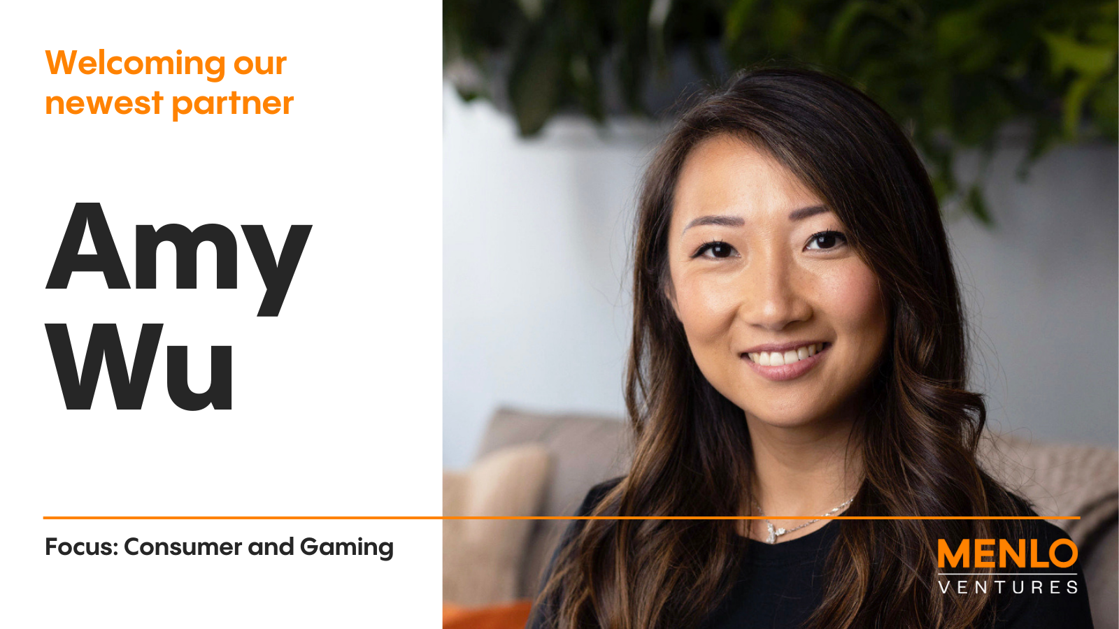Menlo Ventures Doubles Down on Consumer Investing With New Partner Amy Wu | Menlo Ventures